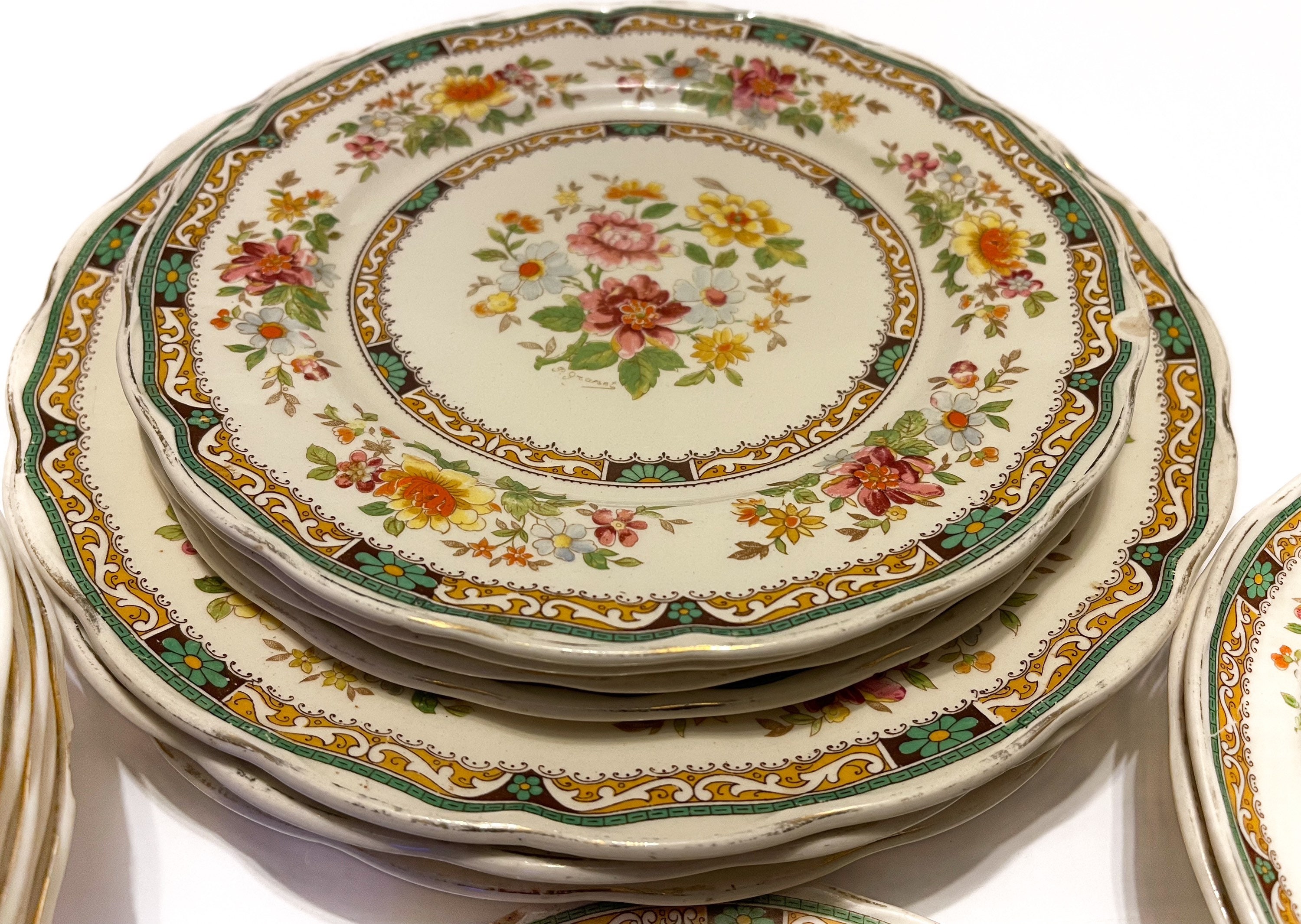 Rare Vintage Grindley of England Chelsea Bouquet Dinnerware - Etsy