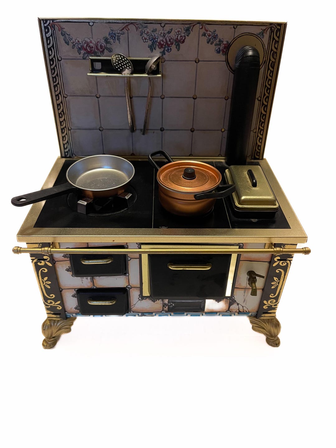 Vintage Schopper 1:6 Scale Doll Cook Stove – Rustic Design – Fully ...