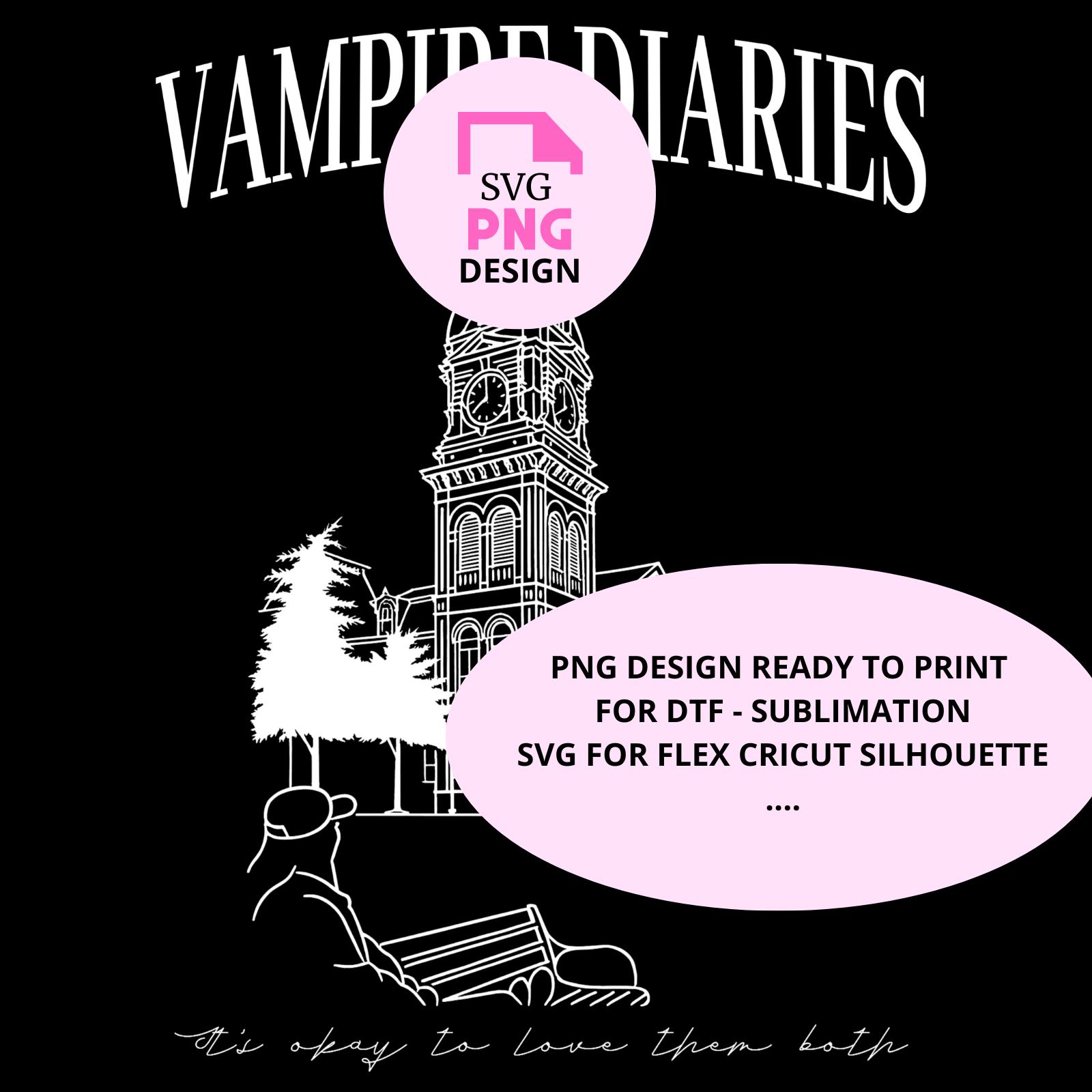 Vampire Diaries SVG, PNG, Instant Download and Design Ready to Print ...