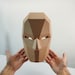 Cardboard Aircraft Template. DIY Printable Pattern for Creating Modern ...
