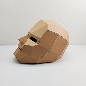 Villain Doom Mask Template - DIY Cardboard Helmet Pattern (scalable PDF ...