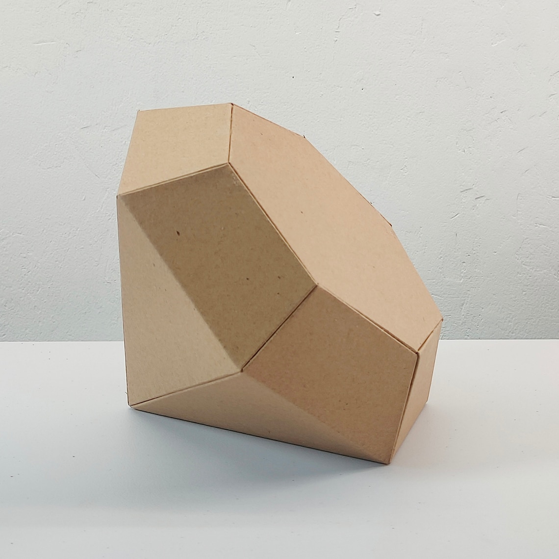 Cardboard Diamond Shape PDF Template. DIY Printable Pattern for ...