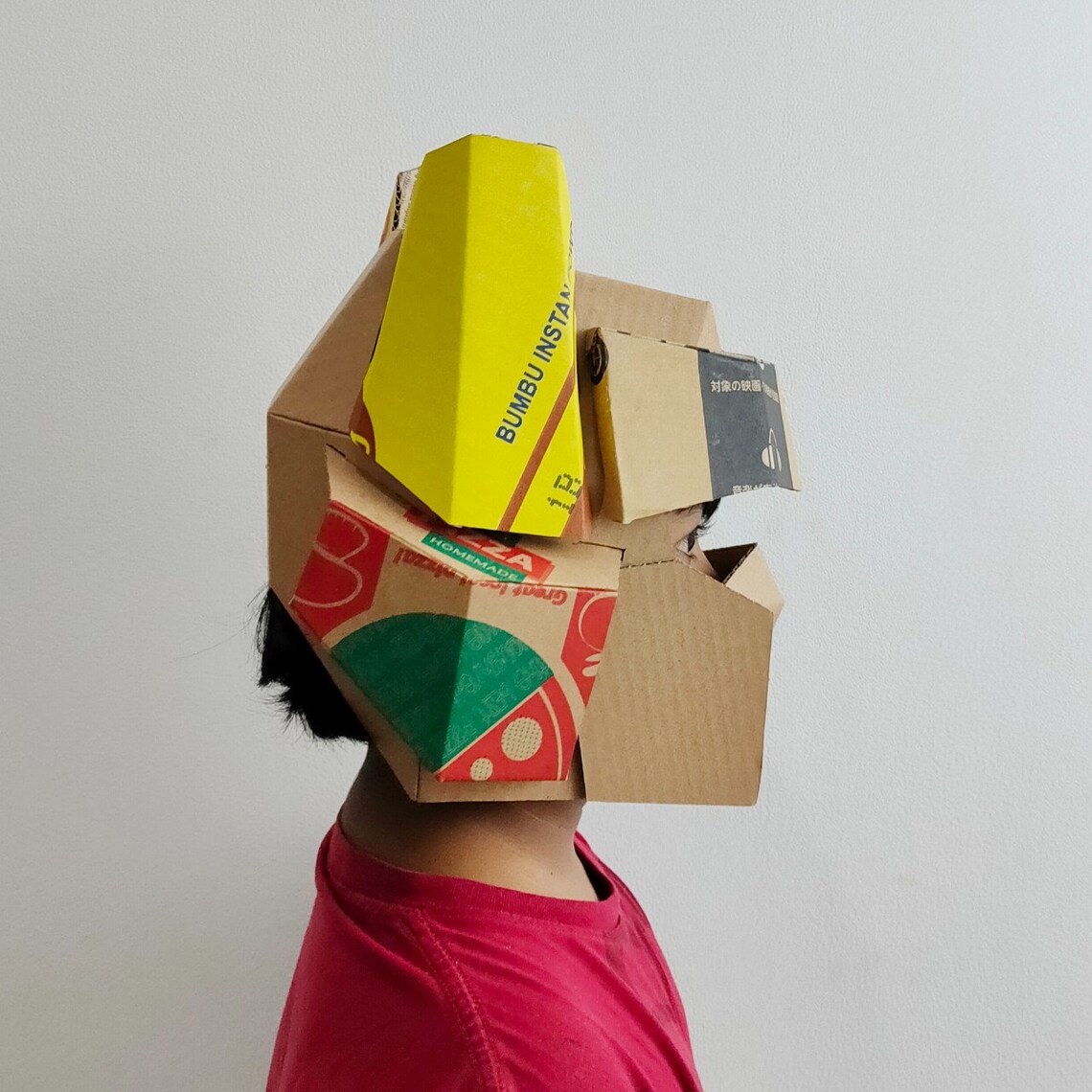 Optimus Prime Simple Robot Helmet Cardboard Craft Template DIY Plan - Etsy