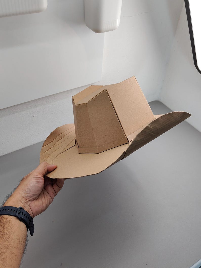 Cowboy Hat Cardboard Template - Printable DIY Pattern for Costume and ...