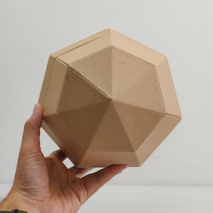 Cardboard Acorn Template. DIY Printable Pattern for Creating Big Acorn ...