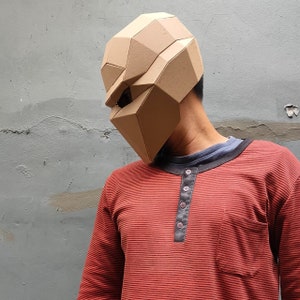 Cardboard Skull Tactical Helmet Template: DIY Printable Pattern (PDF ...