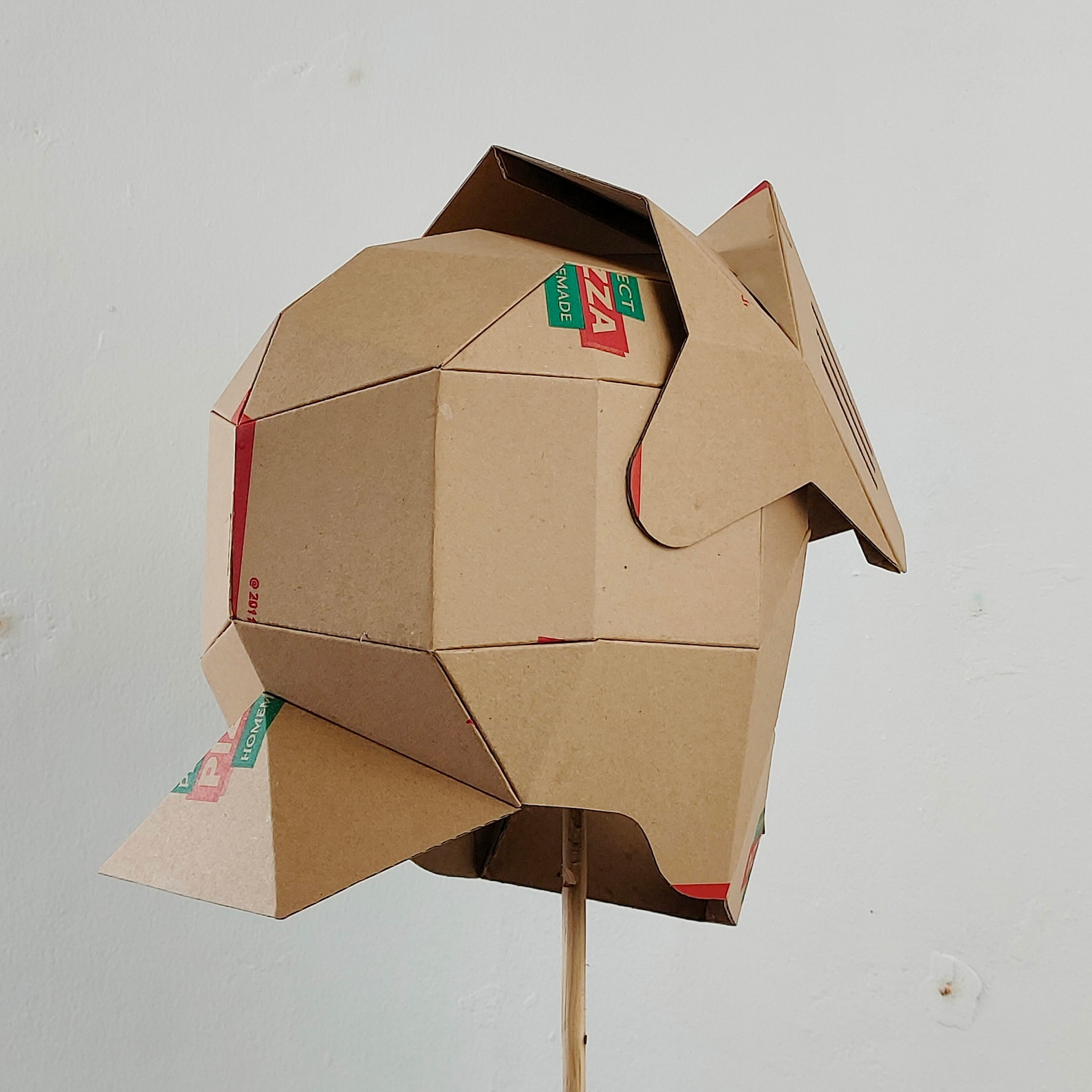 Cardboard Knight Helmet Template. DIY Printable Pattern for Creating ...