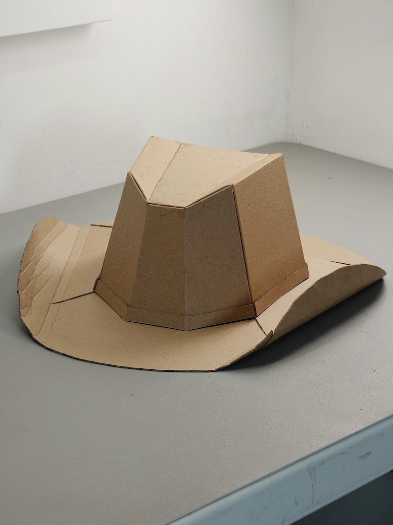 Cowboy Hat Cardboard Template - Printable DIY Pattern for Costume and ...
