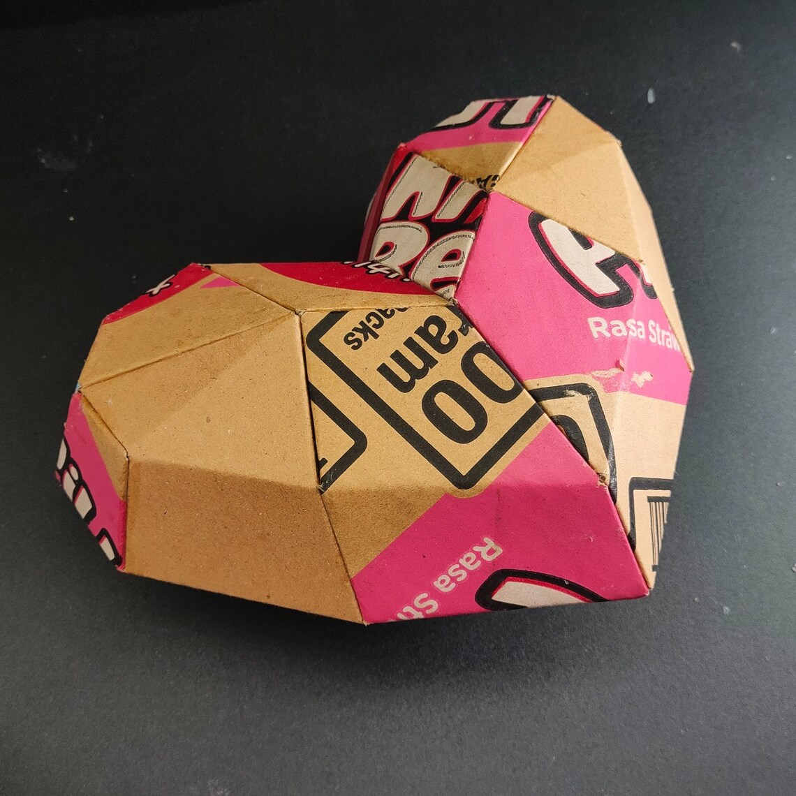 3D Heart Template - DIY Cardboard Craft Pattern (scalable PDF) - Etsy