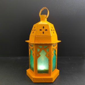 Arabian Lantern Cardboard Template - DIY Furniture Craft Printable ...