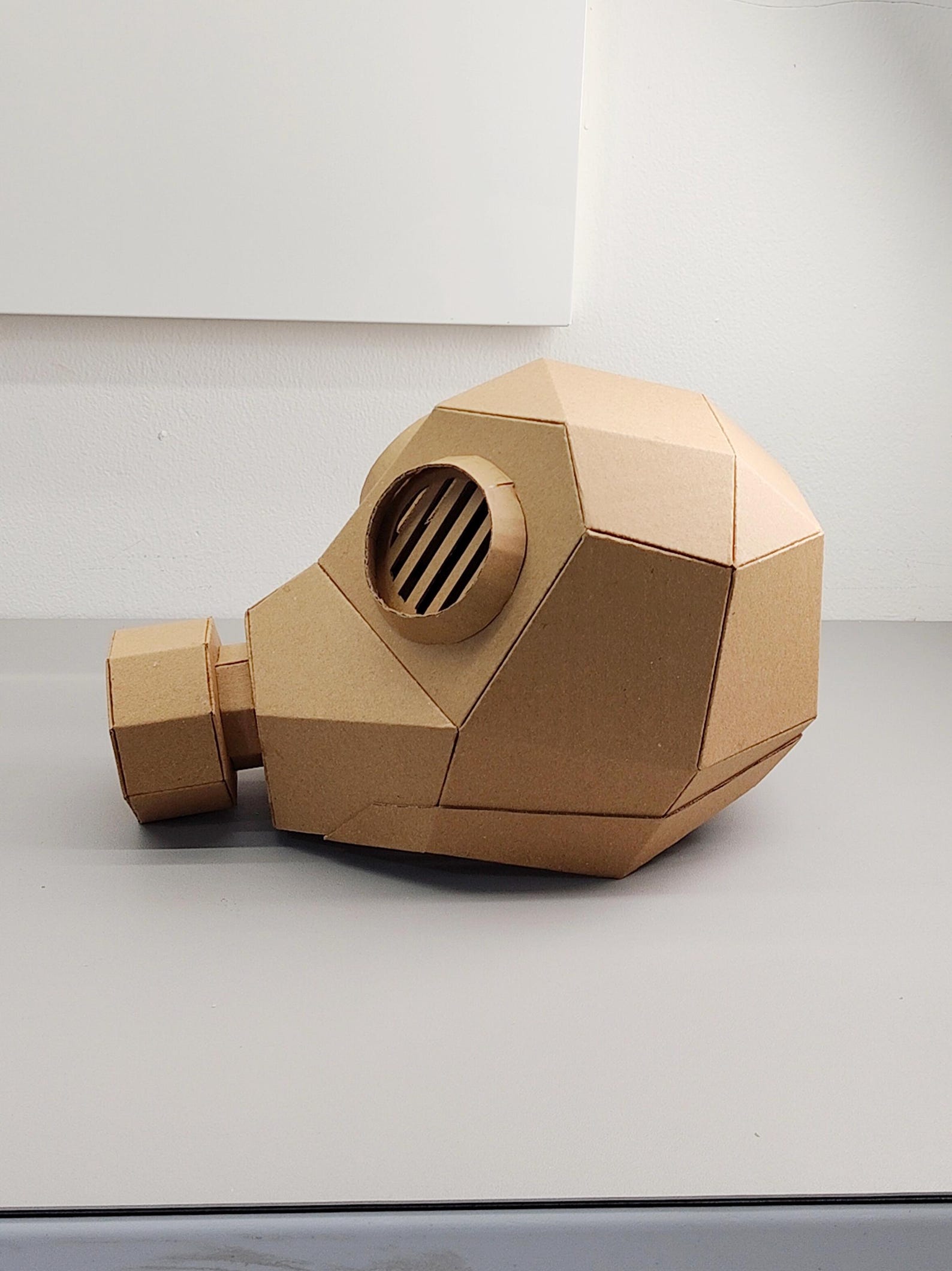 Gas Masker WW2 Cardboard Template - Printable DIY Pattern for Costume ...