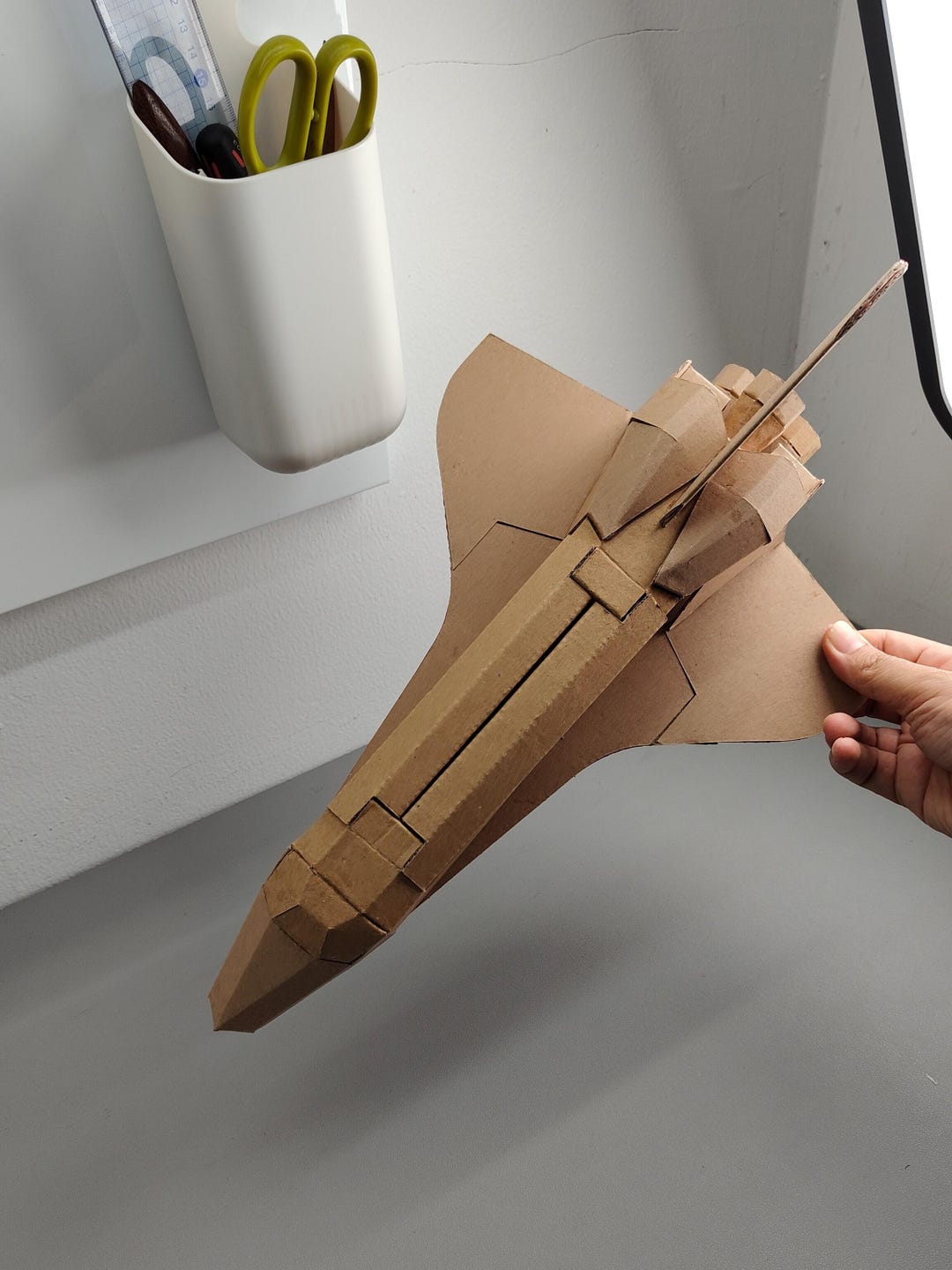 Space Shuttle Nasa Plane Template - DIY Cardboard Craft Pattern ...