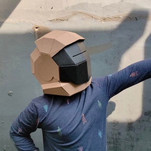 Astronaut Helmet Cardboard Template - Printable DIY Pattern for Costume ...