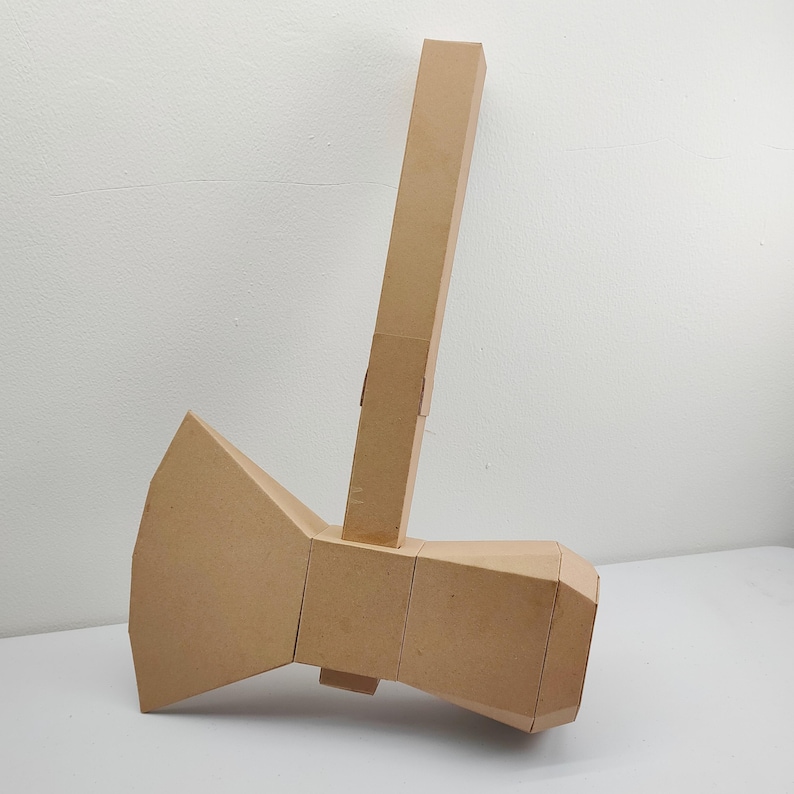 Hammer Axe Thor Prop Template - DIY Cardboard Craft Pattern (scalable ...