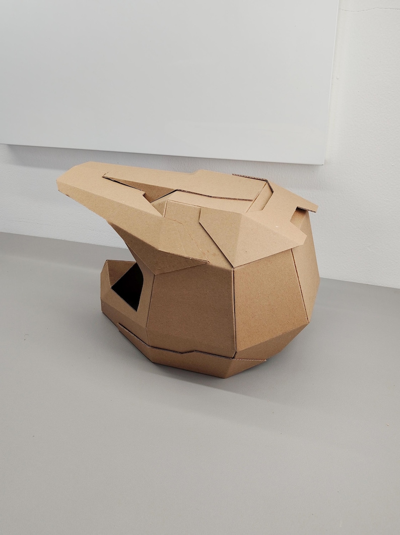 Dirt Bike Motocross Helmet Template - DIY Cardboard Mask Pattern ...