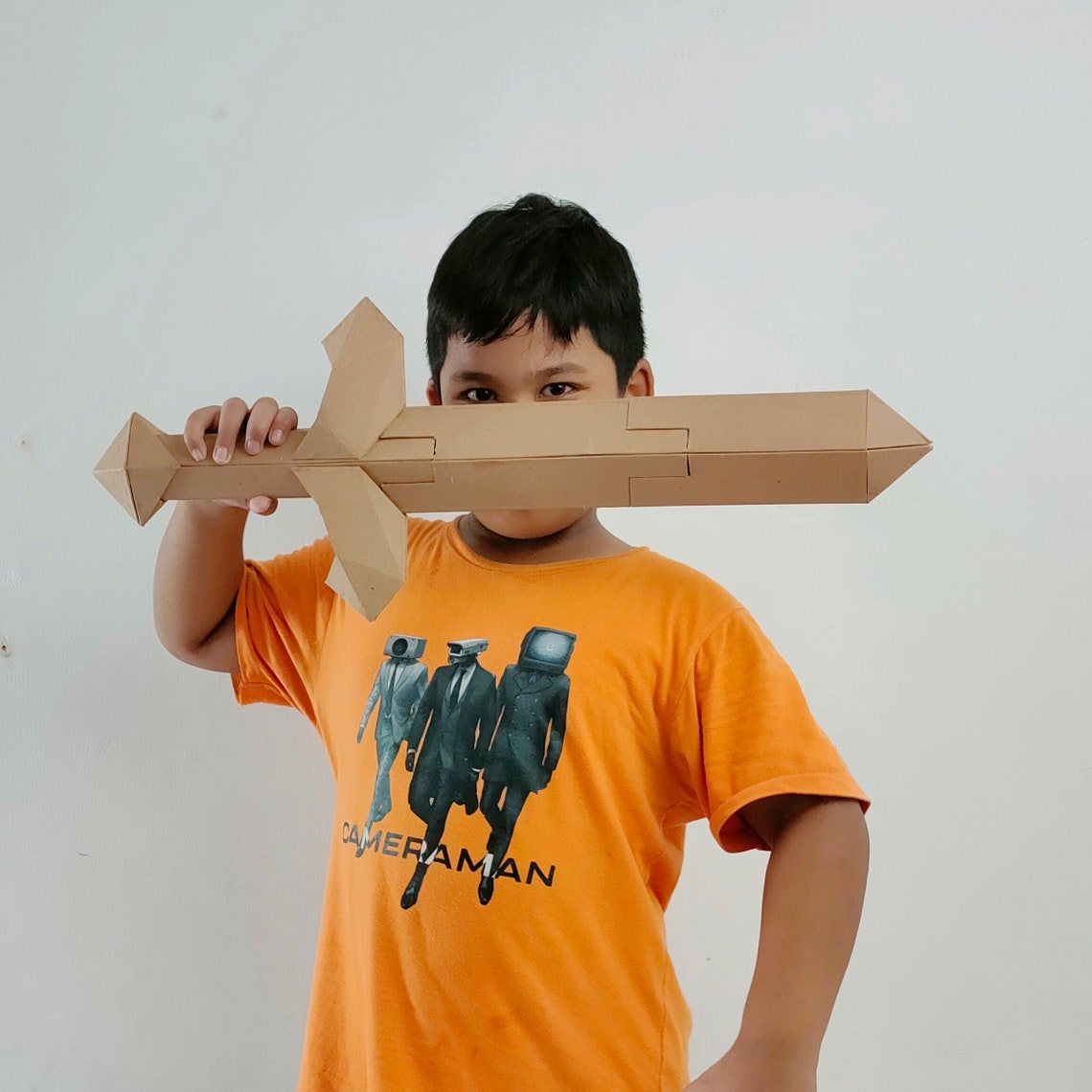Cardboard Knight Sword Inspired by Minecraft Template. DIY Printable ...