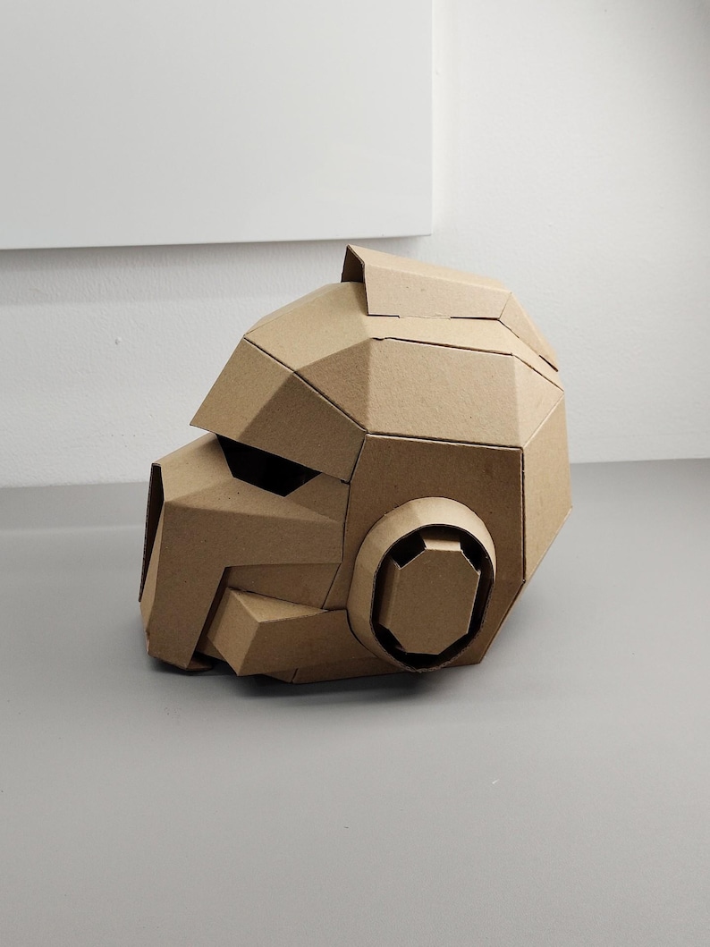 Sci-fi Marine Helmet Template, Printable Cosplay Costume Pattern ...