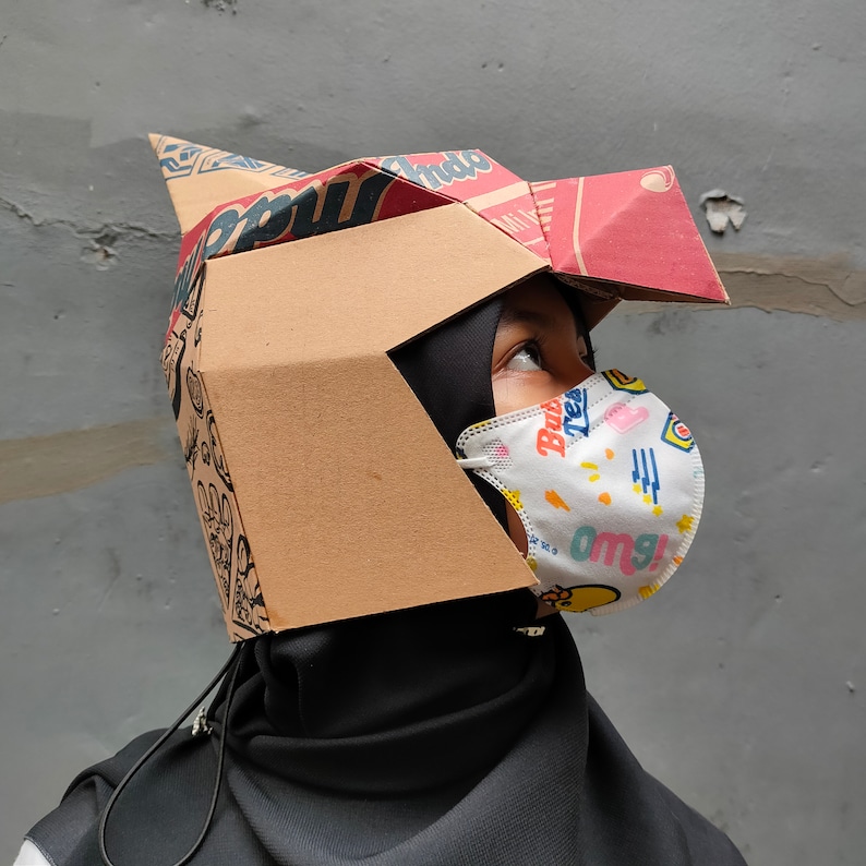 DIY Cardboard Hawk Helmet Template: Printable Pattern (PDF) - Etsy