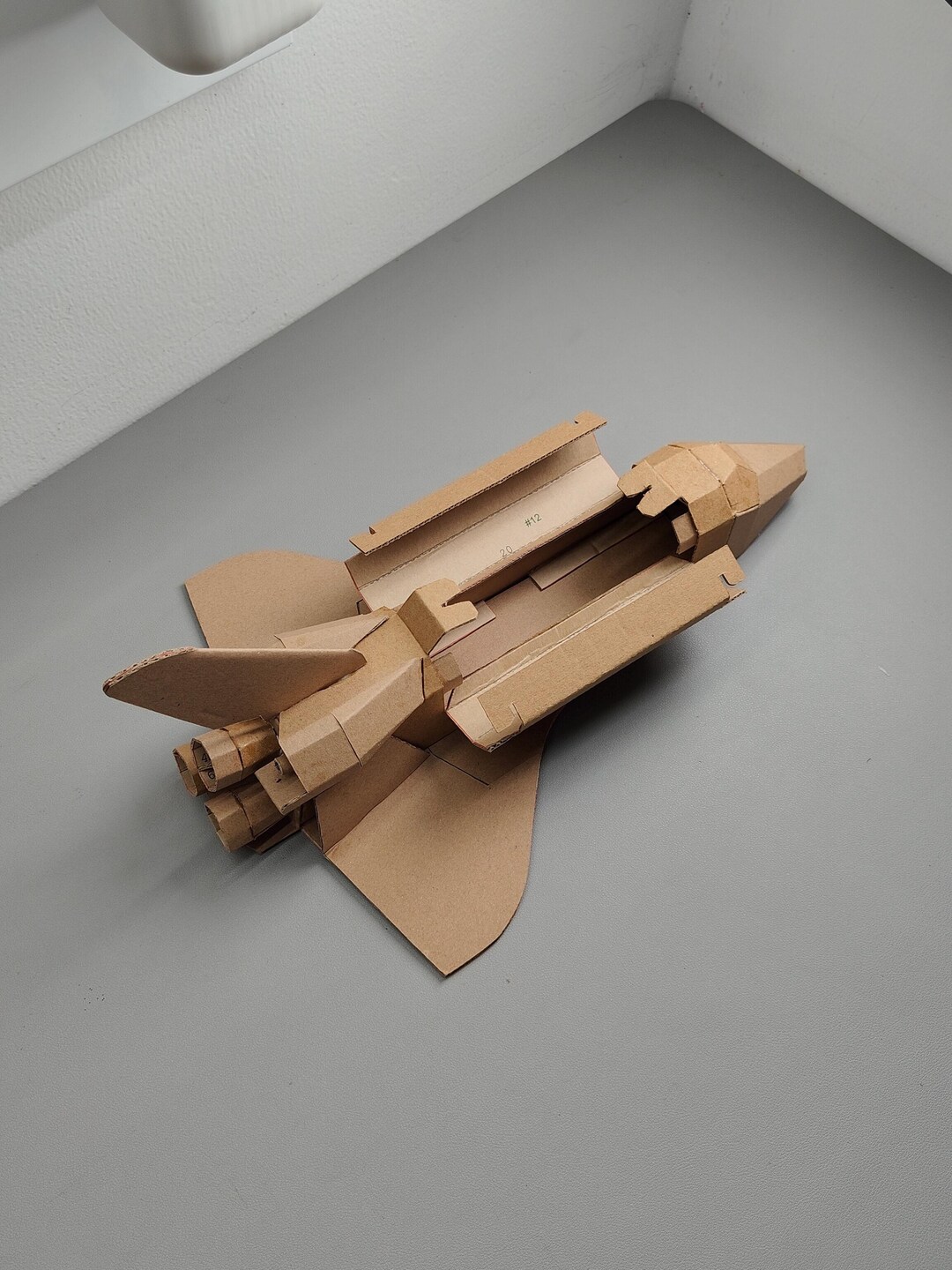 Space Shuttle Cardboard Template – NASA Plane DIY Craft Pattern ...