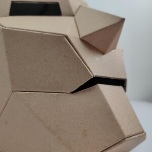 Villain Doom Mask Template - DIY Cardboard Helmet Pattern (scalable PDF ...