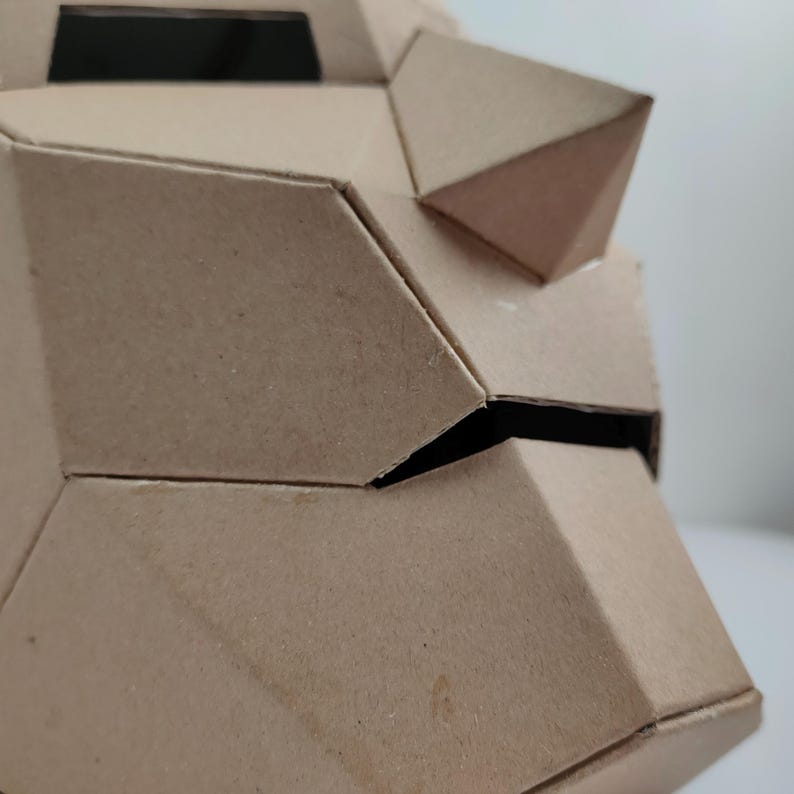 Villain Doom Mask Template - DIY Cardboard Helmet Pattern (scalable PDF ...