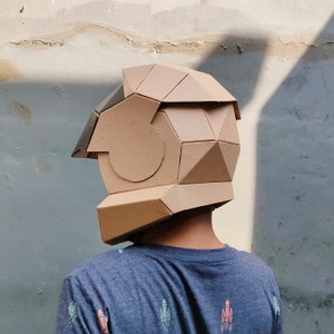 Astronaut Helmet Cardboard Template - Printable DIY Pattern for Costume ...