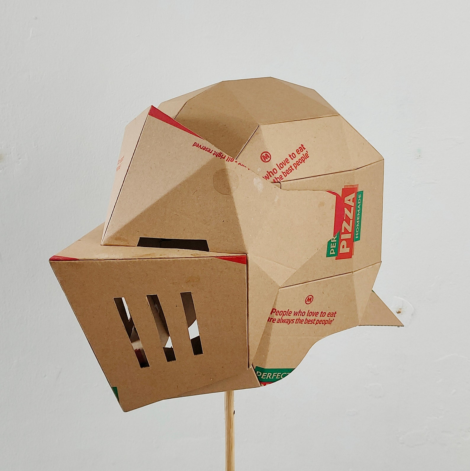 Knight Helmet Cardboard Template | Articulated Close Helmet (DIY PDF ...
