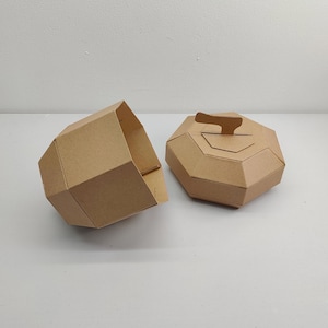 Cardboard Acorn Template. DIY Printable Pattern for Creating Big Acorn ...