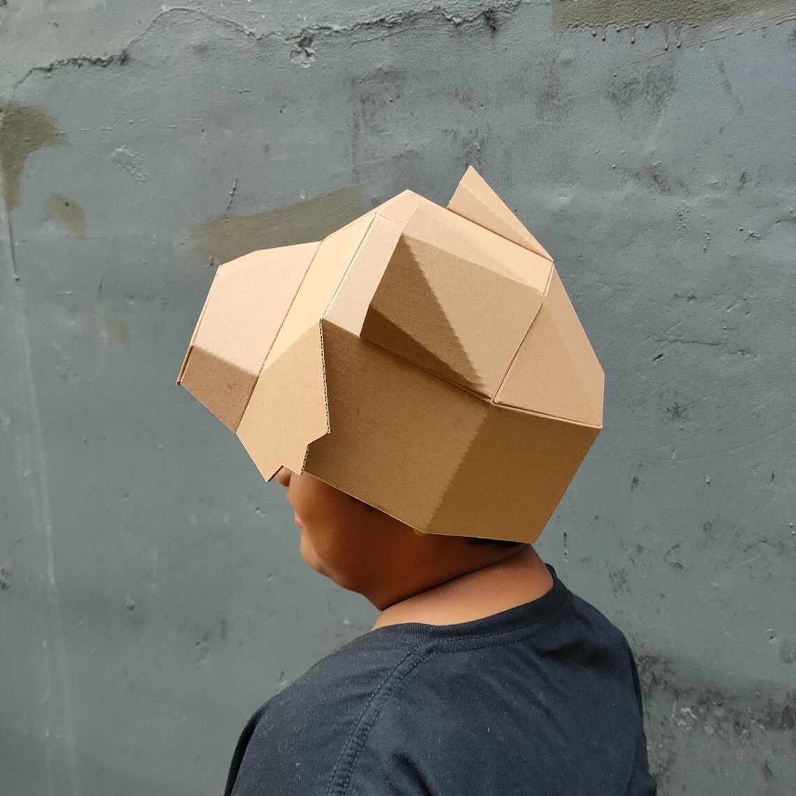 Simple Tiger Hat Cardboard Craft Template DIY Plan. Scalable PDF ...