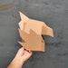 Hawk Helmet Armor Cardboard Craft Template DIY Plan - Etsy