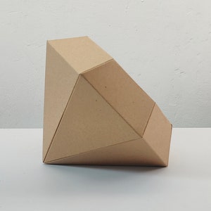 DIY Cardboard Diamond Shape Template: Heptagon Design (PDF Pattern) - Etsy