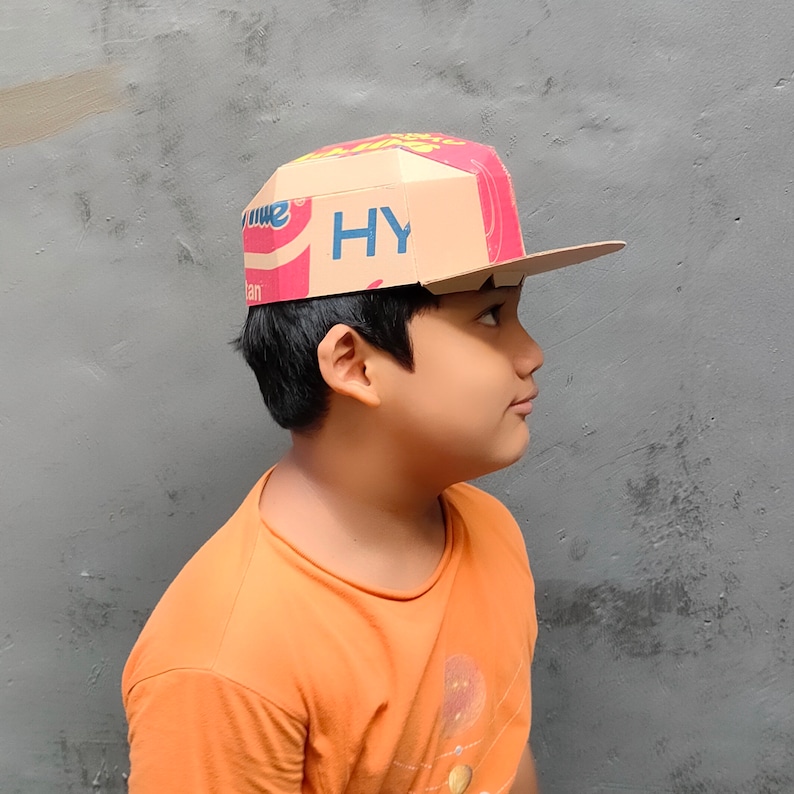 Cardboard Hip Hop Hat Template. DIY Printable Pattern for Creating Hip ...