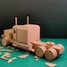Trailer Truck Peterbilt Cardboard Craft Template DIY Plan - Etsy