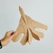 Aircraft, Airplane Template - DIY Cardboard Craft Pattern (scalable PDF ...