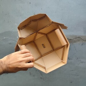 Simple Tiger Hat Cardboard Craft Template DIY Plan. Scalable PDF ...