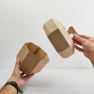 Cardboard Acorn Template. DIY Printable Pattern for Creating Big Acorn ...