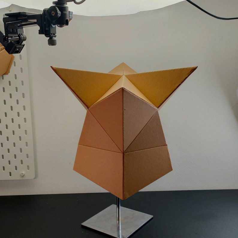 Cardboard Knight Helmet With Sharp Horns Craft Template DIY Plan - Etsy