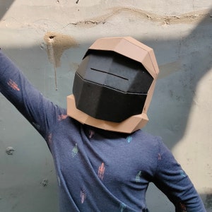 DIY Cardboard Astronaut Helmet Template: Printable Pattern (PDF) - Etsy