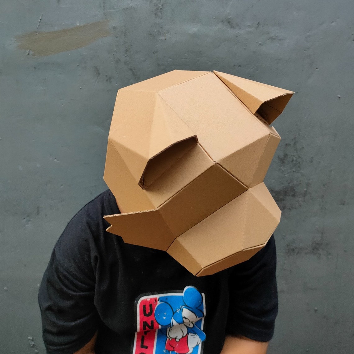 Simple Tiger Hat Cardboard Craft Template DIY Plan. Scalable PDF ...