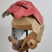 Cyberpunk Cardboard Helmet With Retractable Face Cardboardcraft ...
