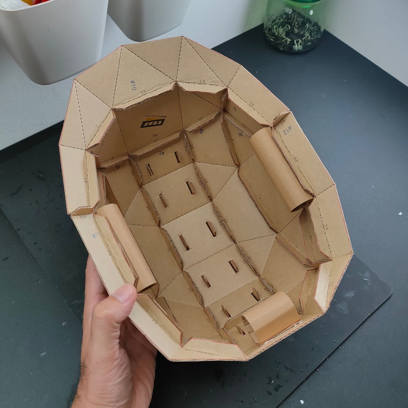 DIY Cardboard Safety Helmet Template: Printable Pattern (PDF) - Etsy