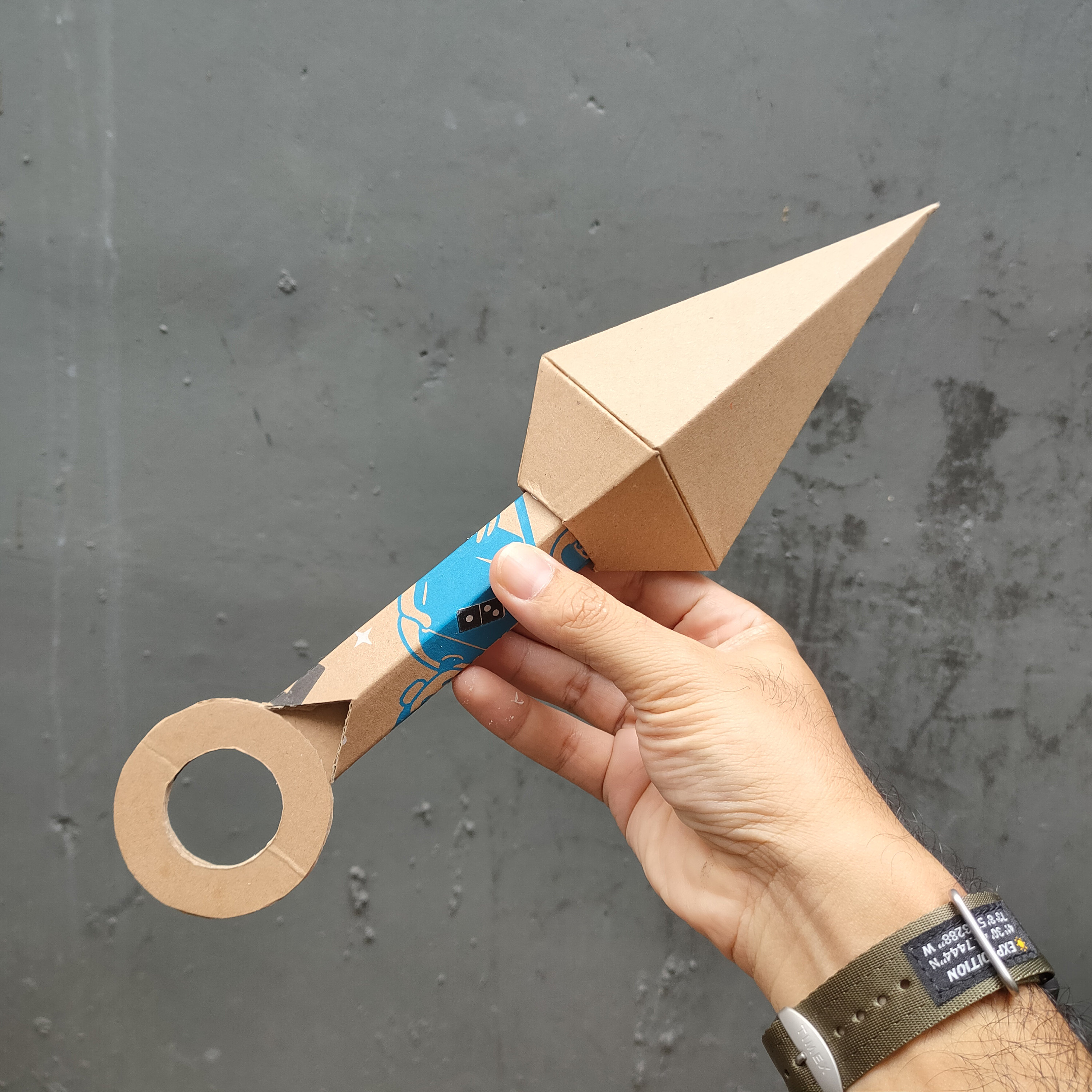 Cardboard Kunai Template at Glady Fortenberry blog