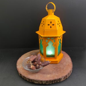 Arabian Lantern Cardboard Template - DIY Furniture Craft Printable ...
