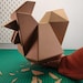 Rooster Cardboard Craft Template DIY Plan. Cardboard Home Decor - Etsy
