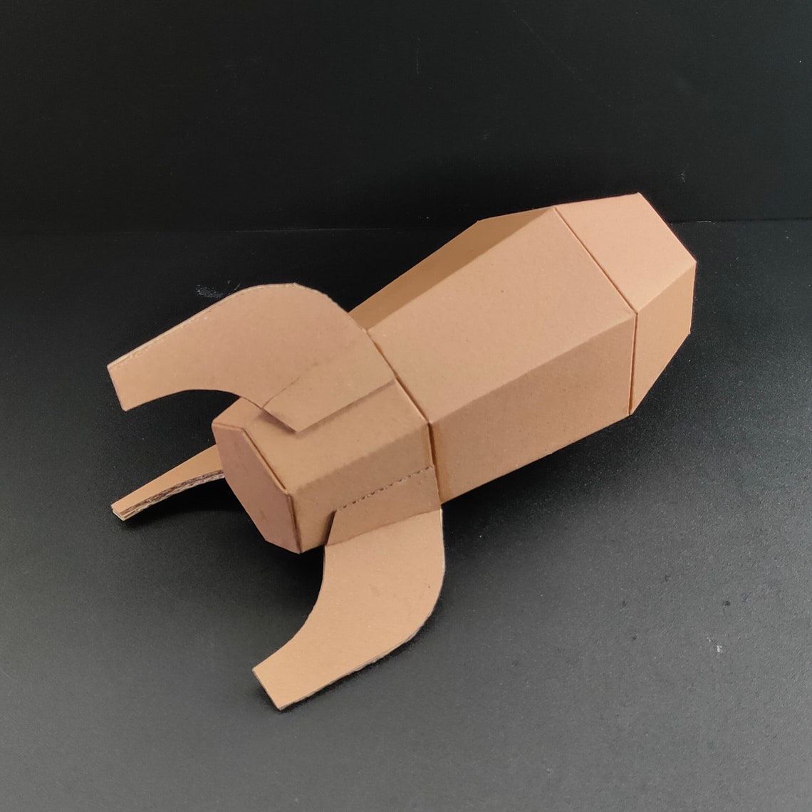 Classic Rocket Template - DIY Cardboard Craft Pattern (scalable PDF) - Etsy