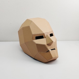 Villain Doom Mask Template - DIY Cardboard Helmet Pattern (scalable PDF ...