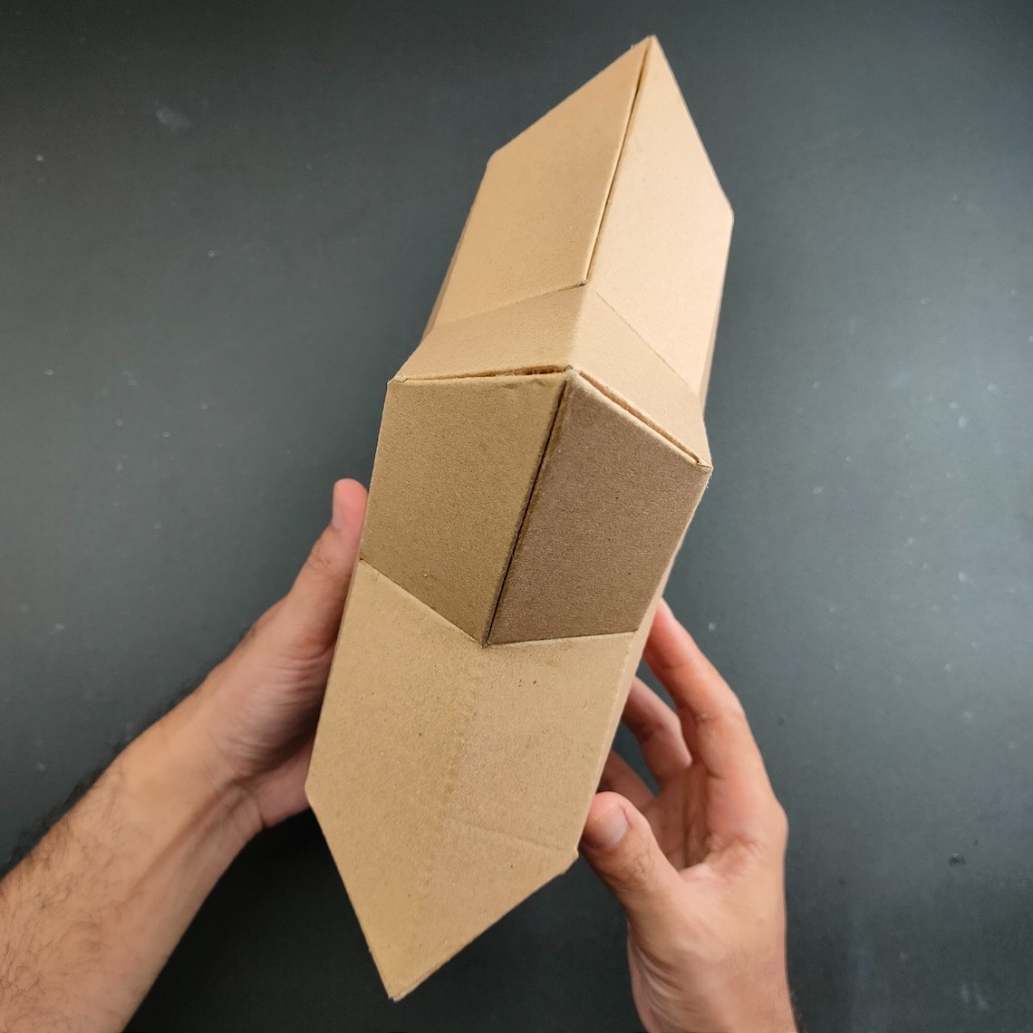 3d Star Shape Cardboard Craft Template DIY Plan - Etsy