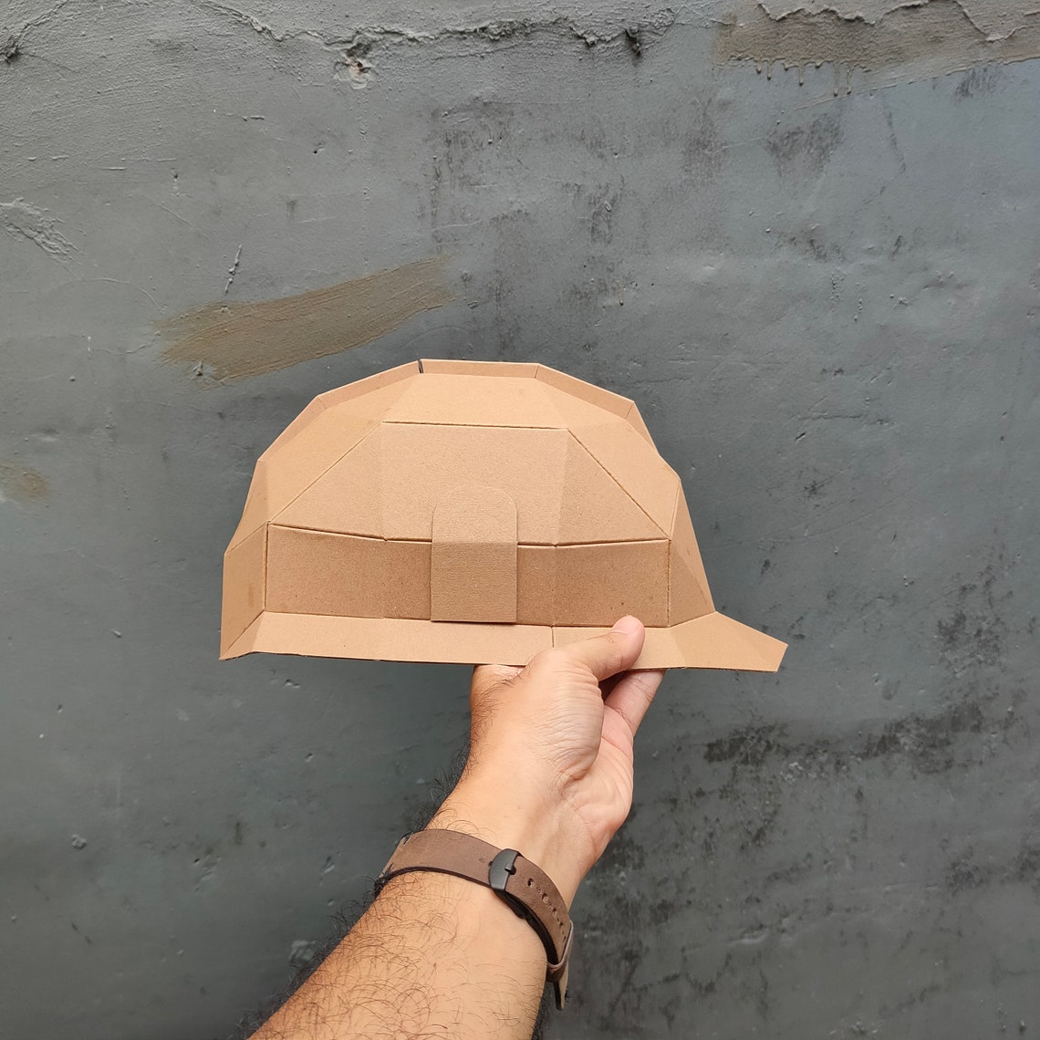 Safety Helmet Cardboard Template - DIY Headpiece Craft Printable ...