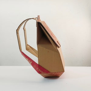 DIY Cardboard Backpack Template: Printable Pattern (PDF) - Etsy