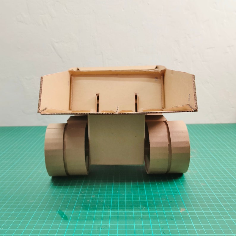 Cardboard Mining Truck Template. DIY Printable Pattern for Creating ...
